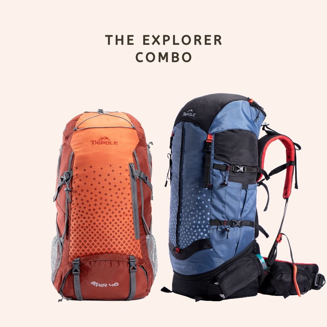 The Explorer Combo | Terra & Air Rucksack – Tripole Gears Private Limited