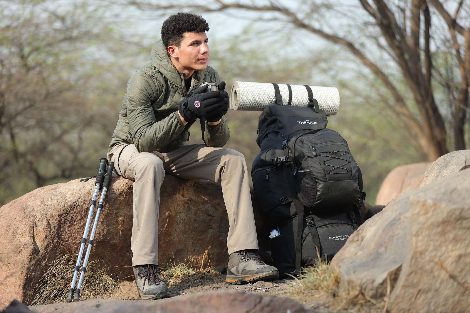 Tripole Colonel Pro Metal Frame Rucksack with Detachable Day Pack and ...