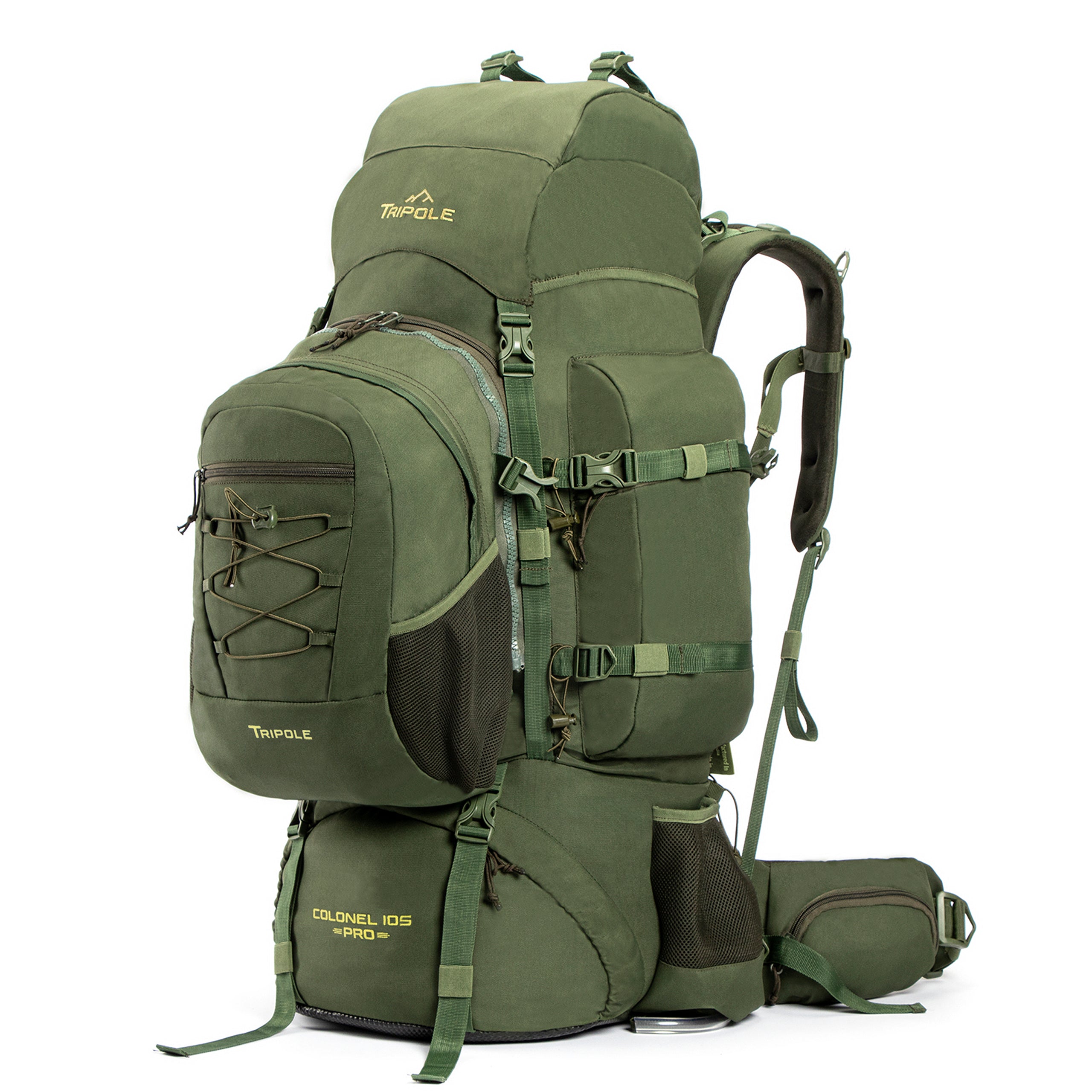 Tripole Colonel Pro Metal Frame Rucksack with Detachable Day Pack and ...