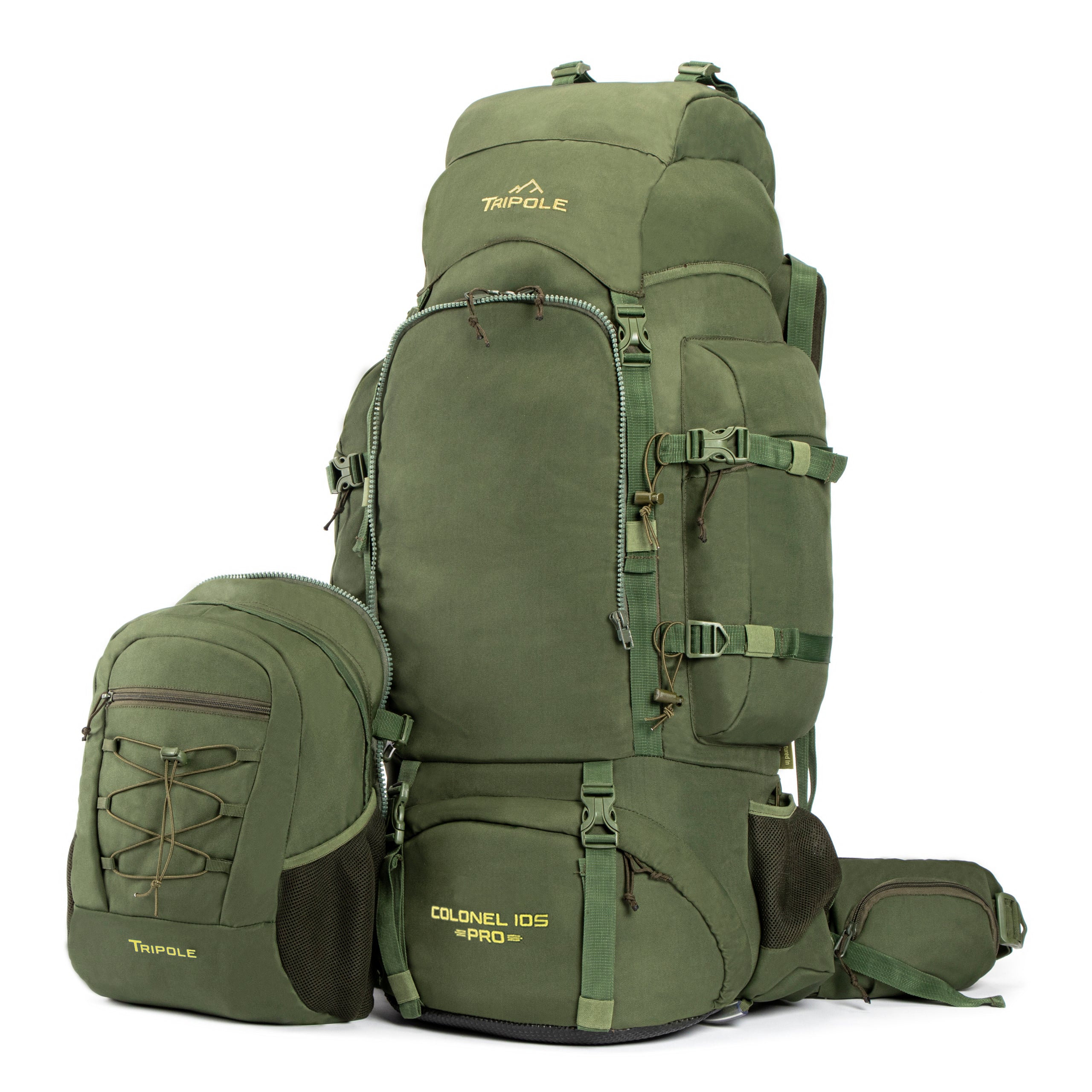 Tripole Colonel Pro Metal Frame Rucksack with Detachable Day Pack and ...