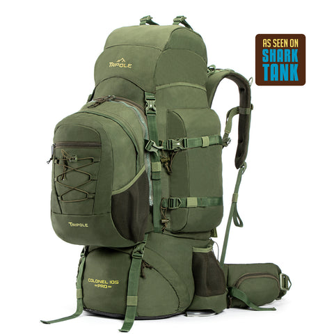 Tripole Colonel Pro Metal Frame Rucksack with Detachable Day Pack and ...