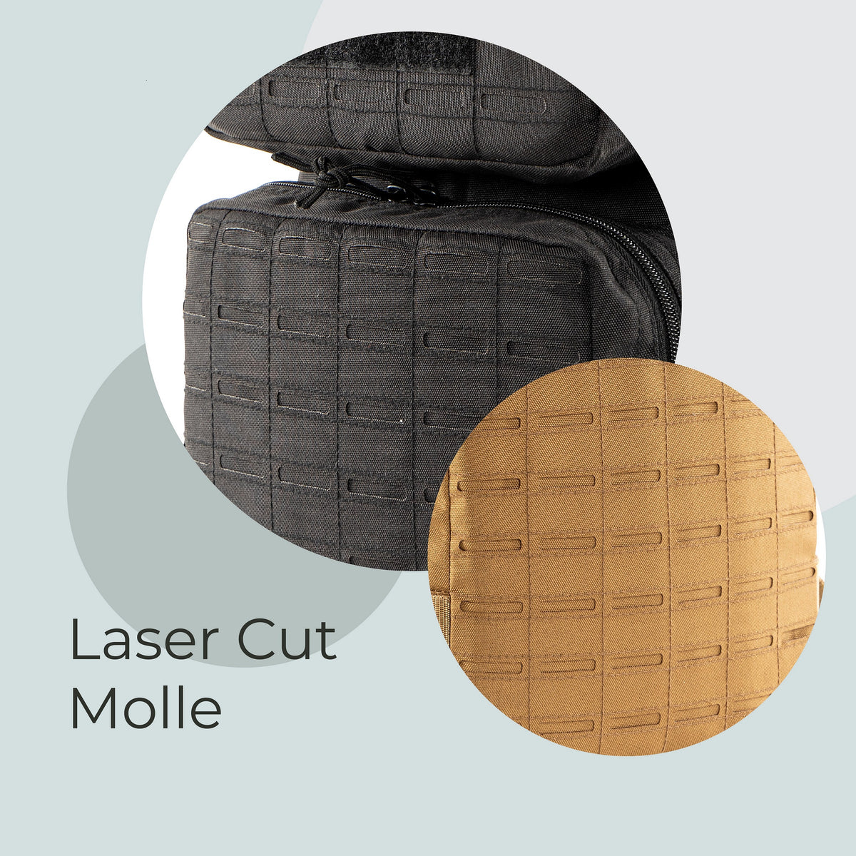 Tripole Force Plus Tactical Army 50 Litre Bag & Backpack with Laser-cut ...