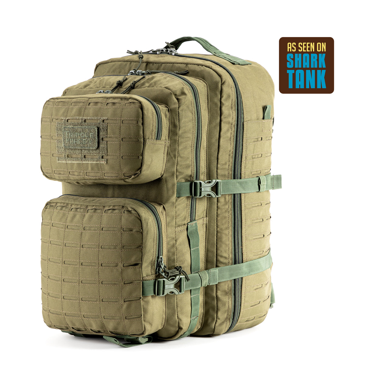 Tripole Force Plus Tactical Army 50 Litre Bag & Backpack with Laser-cut ...