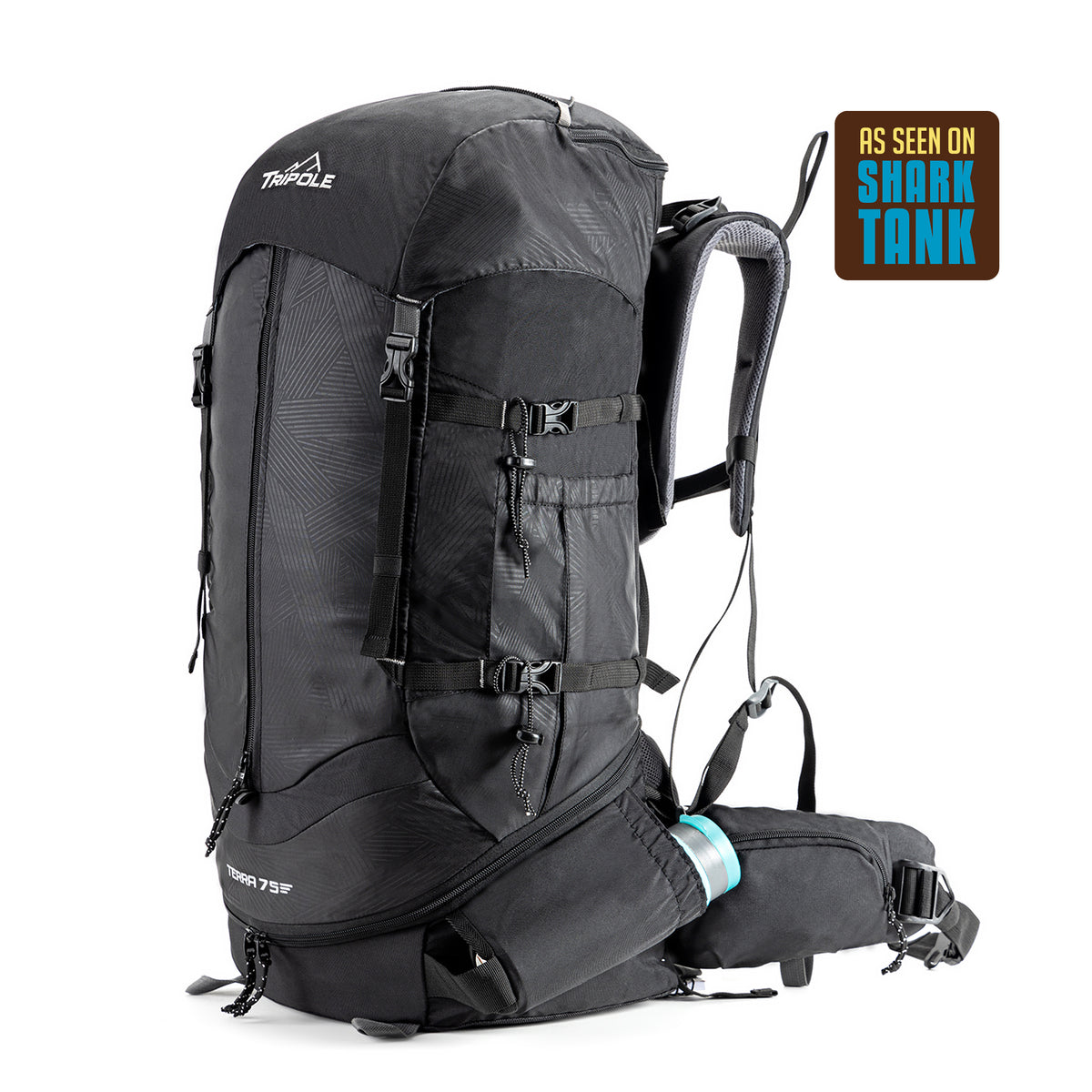 Tripole Terra Backpacking and Trekking Rucksack with Front Opening, Ra ...